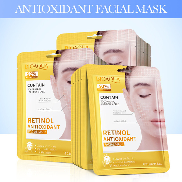 BIOAQUA 92% Dense Moisturizing Retinol Antioxidant Facial Mask /25g ...
