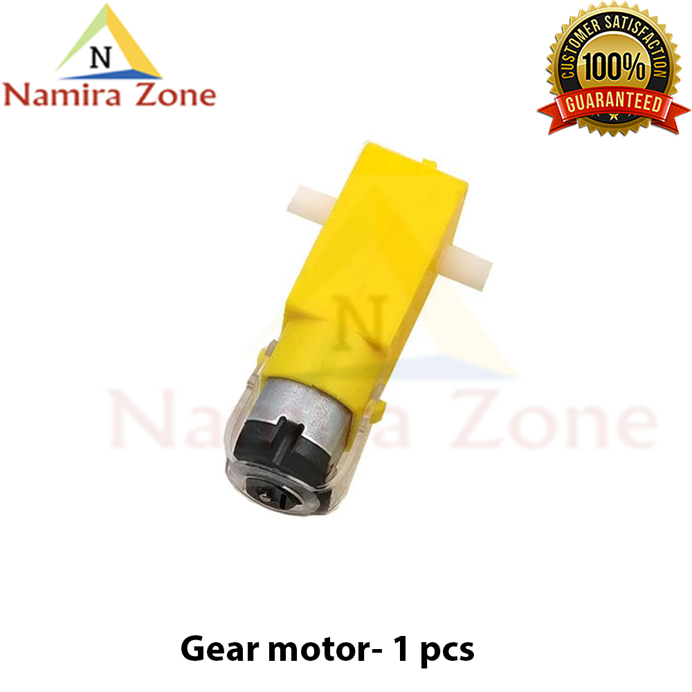 3V ~ 6V DC Yellow Gear Motor for Robot Wheel (1 pcs ) | Daraz.com.bd
