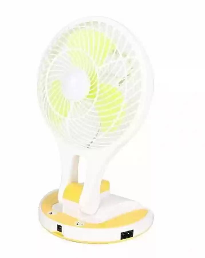 Rechargeable Folding Fan Mini fan With LED Light -JR 5580 | Daraz.com.bd