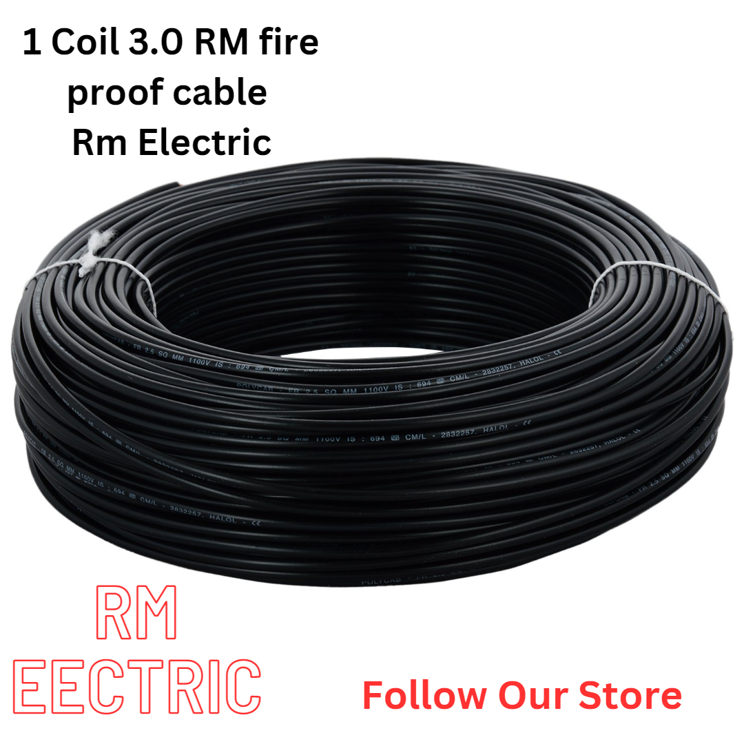 House wiring cable 3.0 RM Fire Proof 1 COIL Cable (3.0 RM) Cable BYA-FR ...