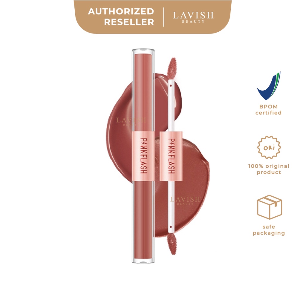 Pink Flash Double Head Lipstick & Lip gloss