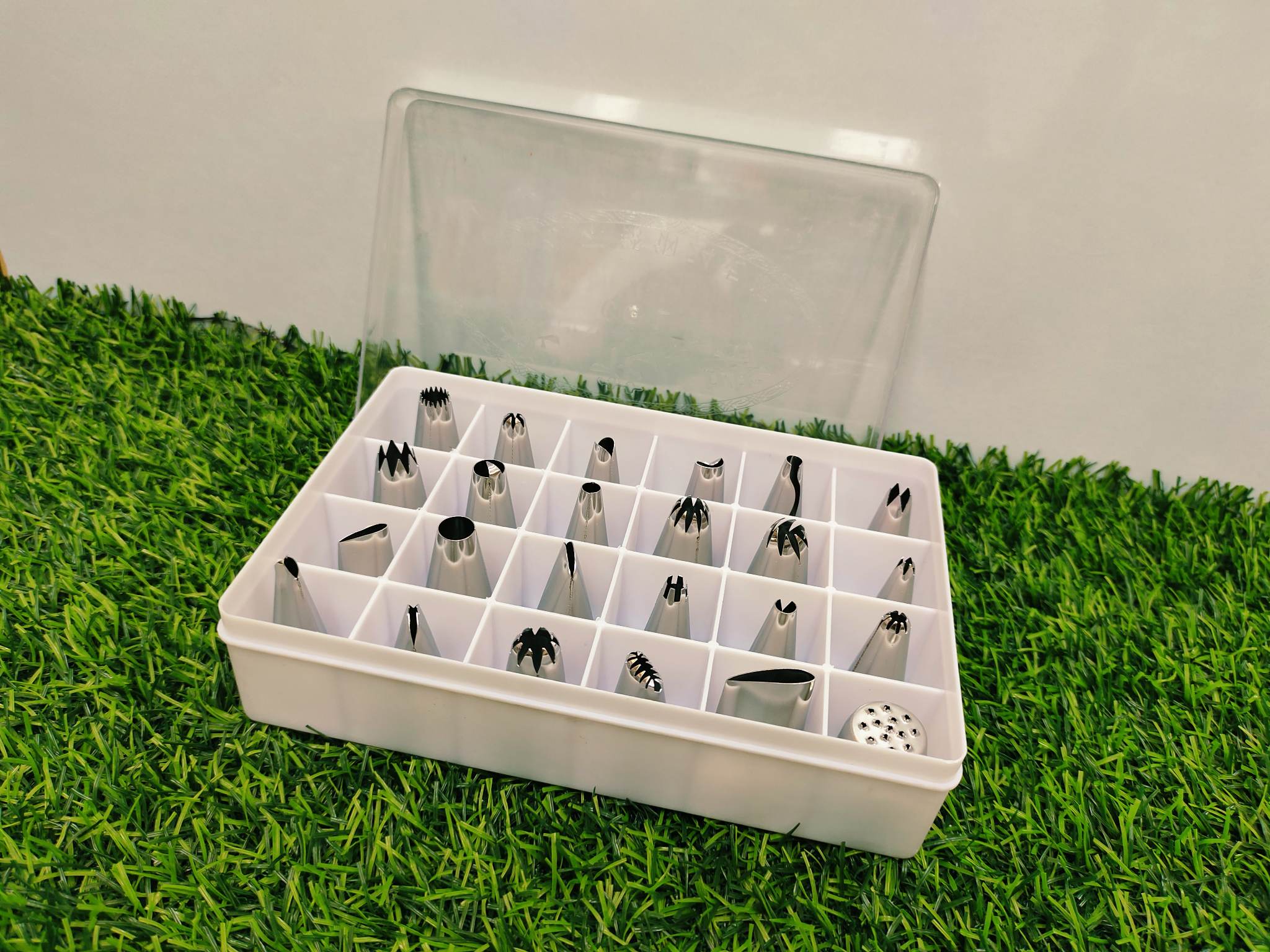 Cake Decor 24pcs/Set Box Piping Nozzles Pastry Tips Cupcake Cake ...