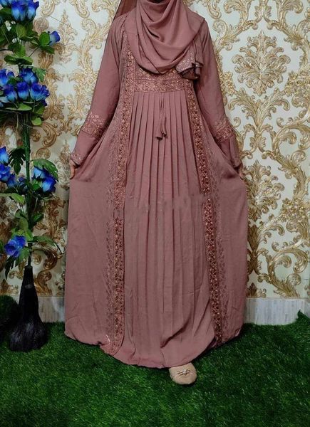 Koti Borka With Hejab - Borka For Women Dubai Cherry fabric | Daraz.com.bd