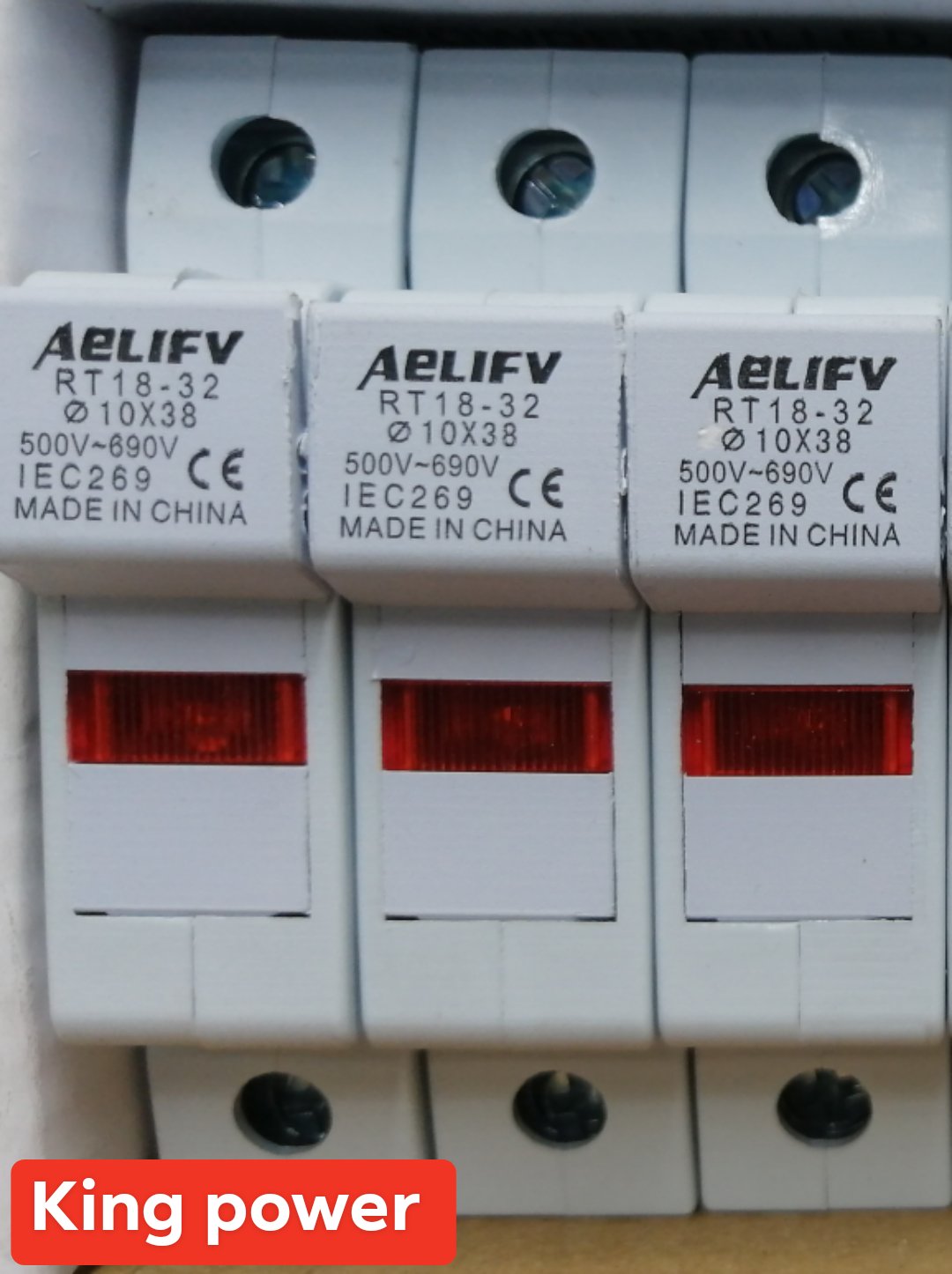 RT18-32 AC Single Pole Fuse Holder Base(3Pis Package) | Daraz.com.bd