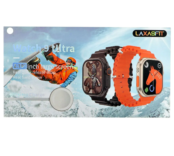 LAXASFIT WATCH 9 ULTRA NEW PREMIUM SMART WATCH WITH BLUETOOTH CALLING ...