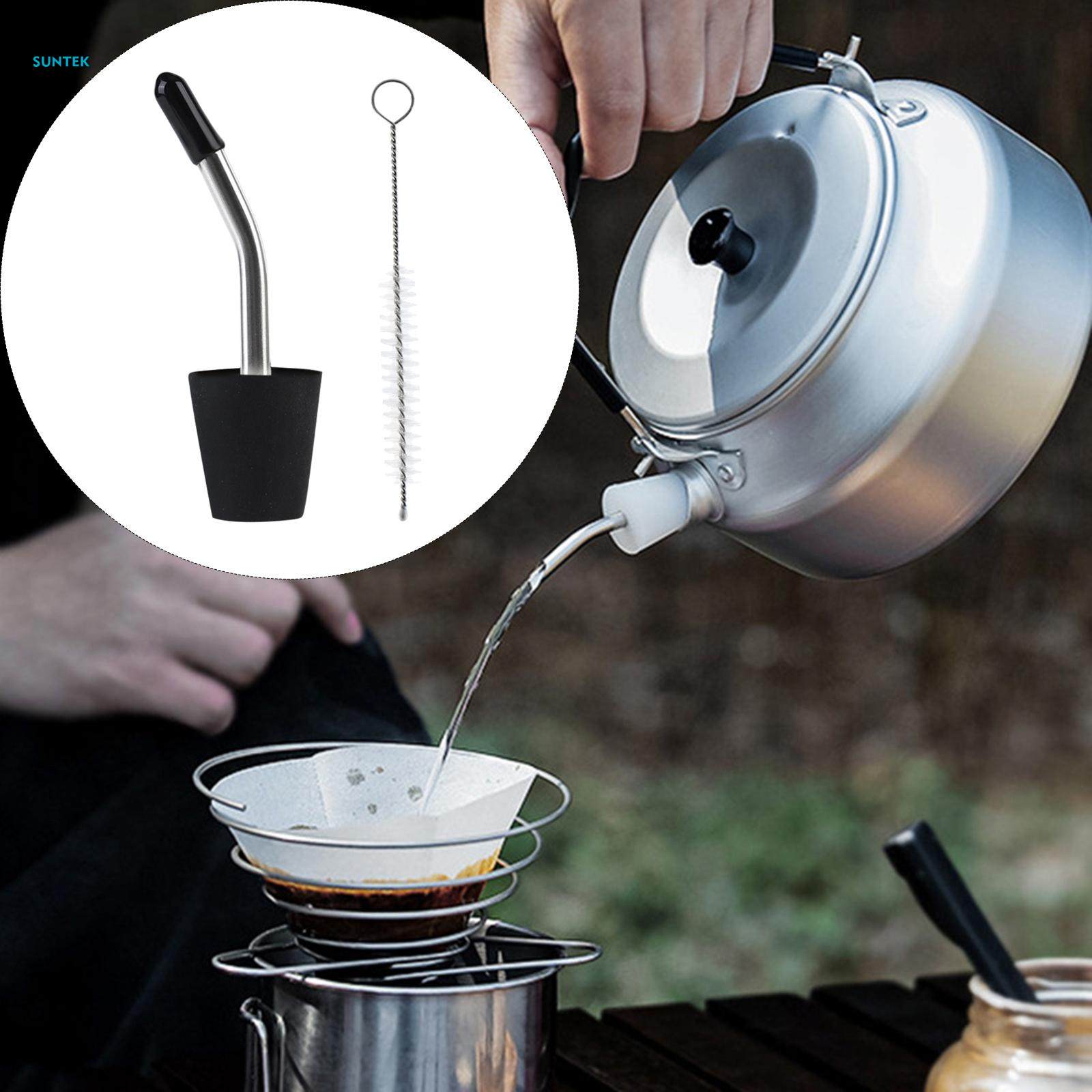 Outdoor Kettle Mouth Coffee Pot Extension Thin Tube Extension Water ...