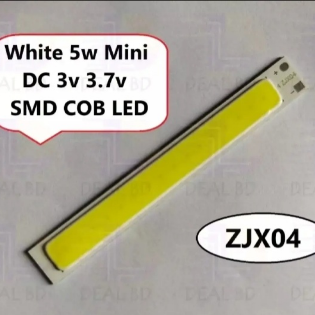 Model-D8010 WHITE Color 7W Mini LED DC 3V 3.7V White LED SMD Strip COB ...