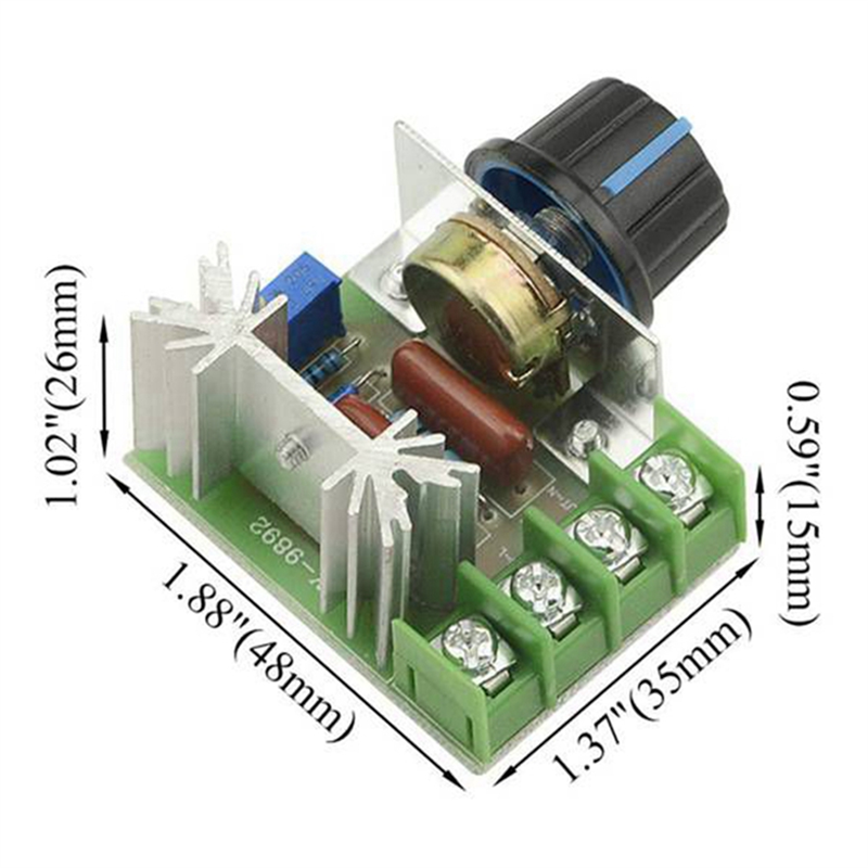 7 PCS 25A AC 220V 2000W SCR High Power Electronic Voltage Regulator ...