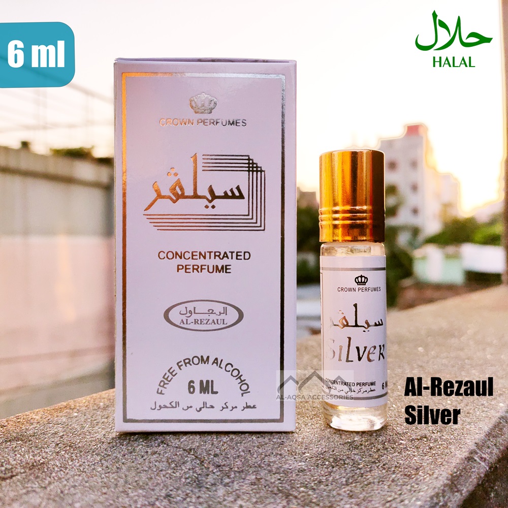 Silver Attar Long Lasting Roll On Non Alcoholic Perfume - 6ml | Daraz ...