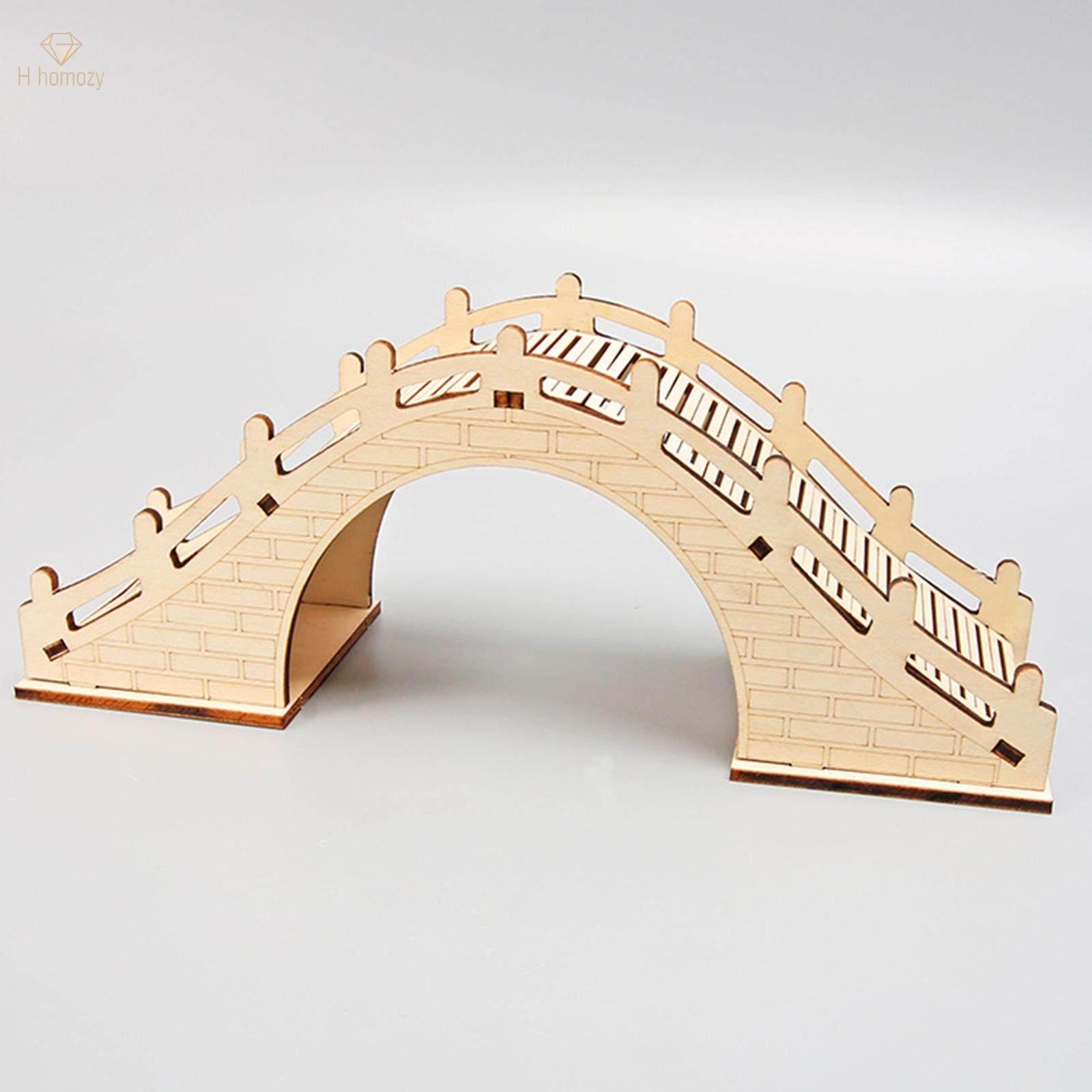 Arch Bridge Model 3D Wooden Puzzle Science Experiment Building Set for ...