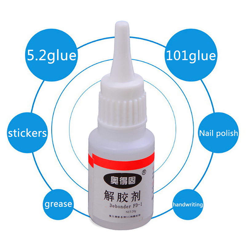UV super glue debonder adhesive remover removal cleaner 20g kit lot ...