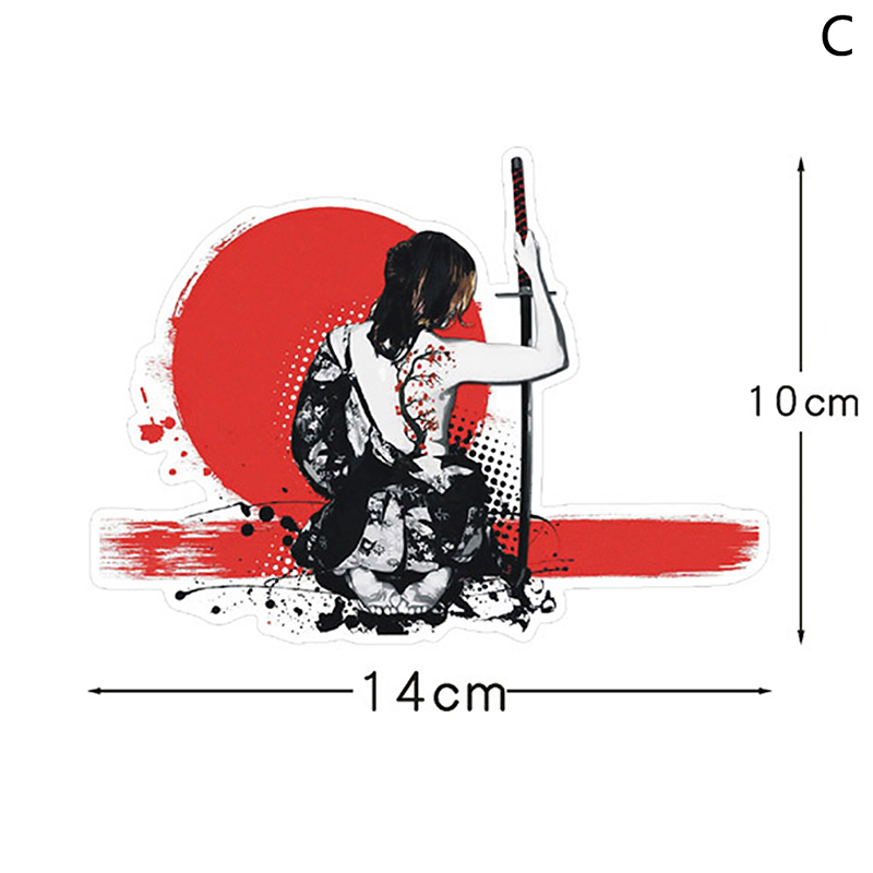 JAPAN Sword Samurai Warrior Sticker Katana Decal Vinyl Car Bike Truck ...