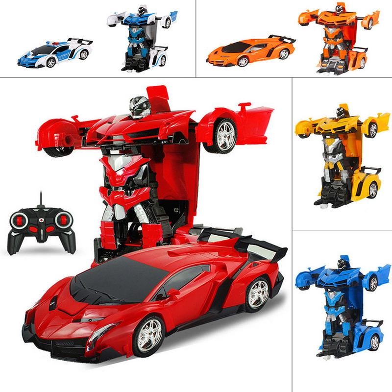 Wireless Transformer Rechargeable Robot CarToy Control Deform Remote ...