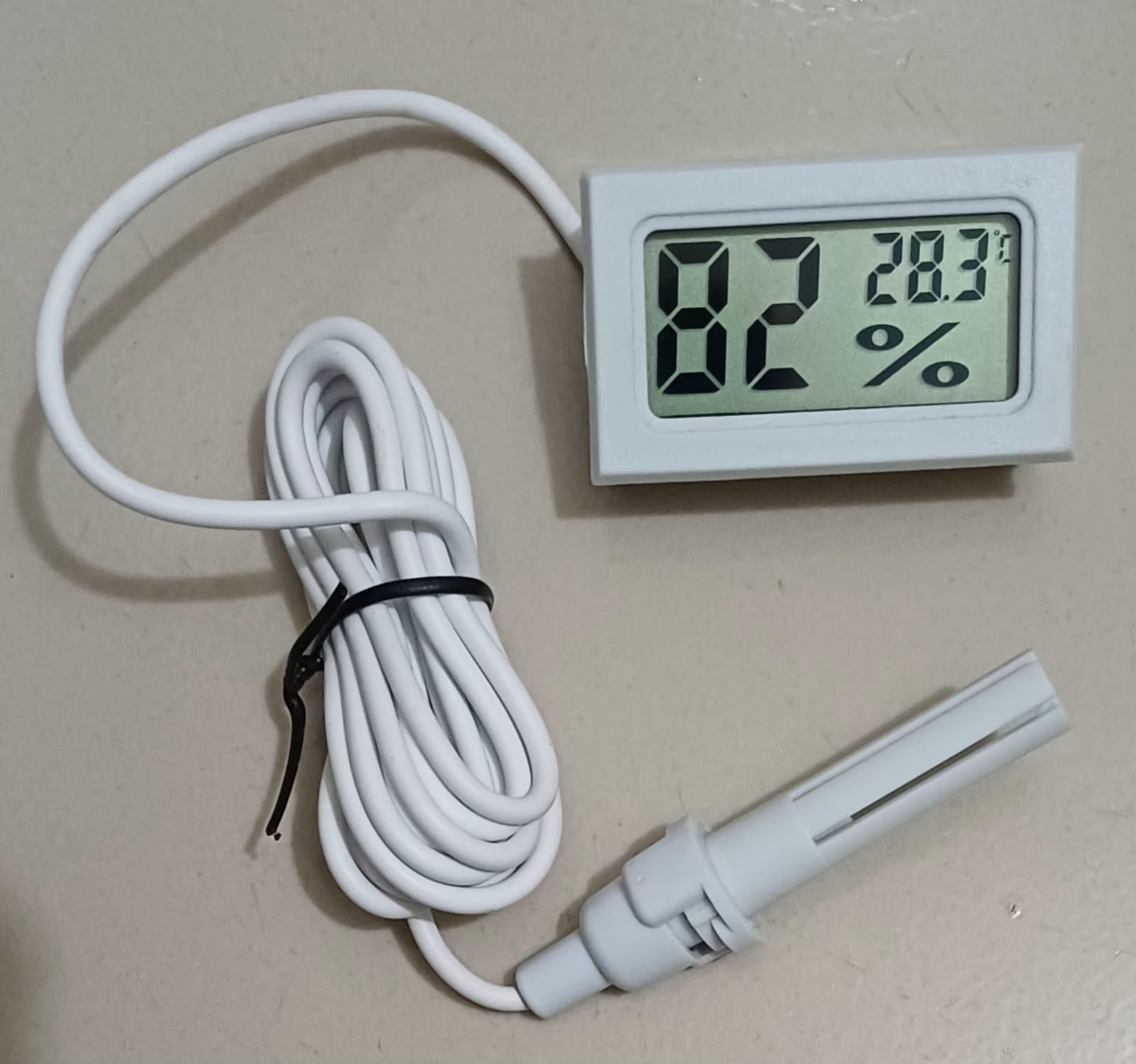 Mini Digital LCD Digital Thermometer Hygrometer Fridge Freezer ...