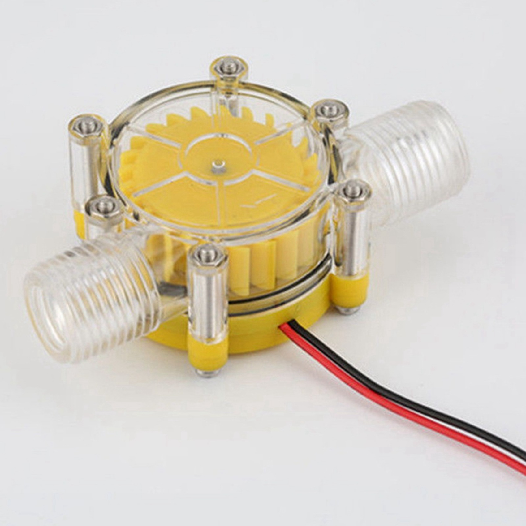 5X 10W Water Flow Pump Mini Hydro Generator Tuine Flow Hydraulic ...