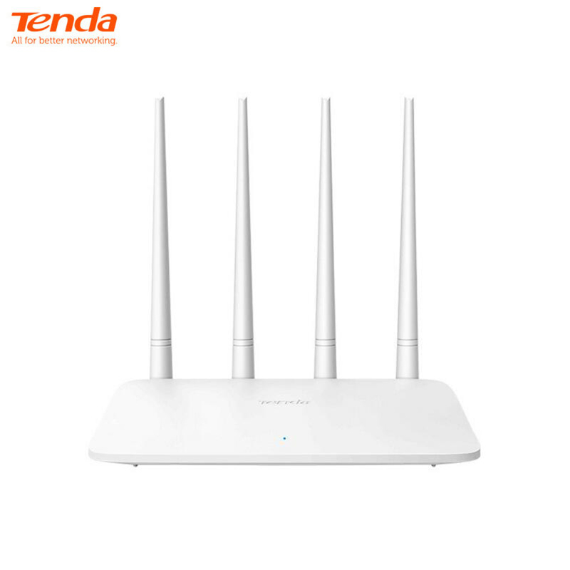Tenda F6 Wireless Router N300 WIFI With 4 High Gain Antennas Wider Wi ...