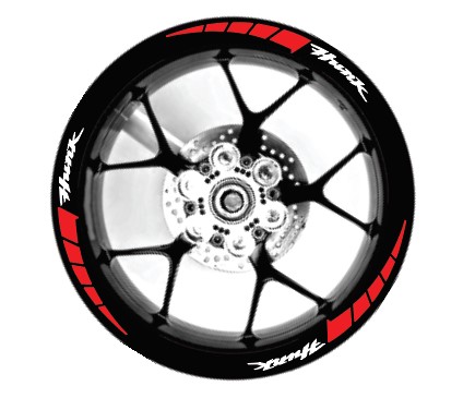 Hunk Rim sticker Malti colour | Wheel Stickers Reflective Decals for ...