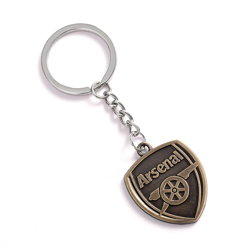 Football Club Team Logo Metal Keychain Keyholder Car Keyring For Europe ...