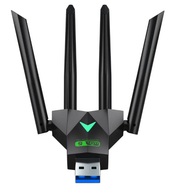 USB 3.0 WiFi Adapter 1300Mbps For Dual Band 2.4G/5GHz Bluetooth 4.2 USB ...