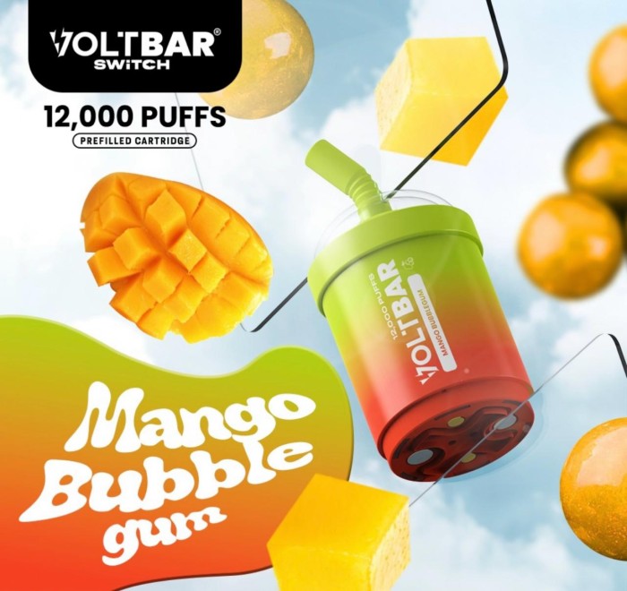 VOLTBAR SWITCH CARTRIDGE - All Flavour Stock (12000 PUFFS) 1 Pieces