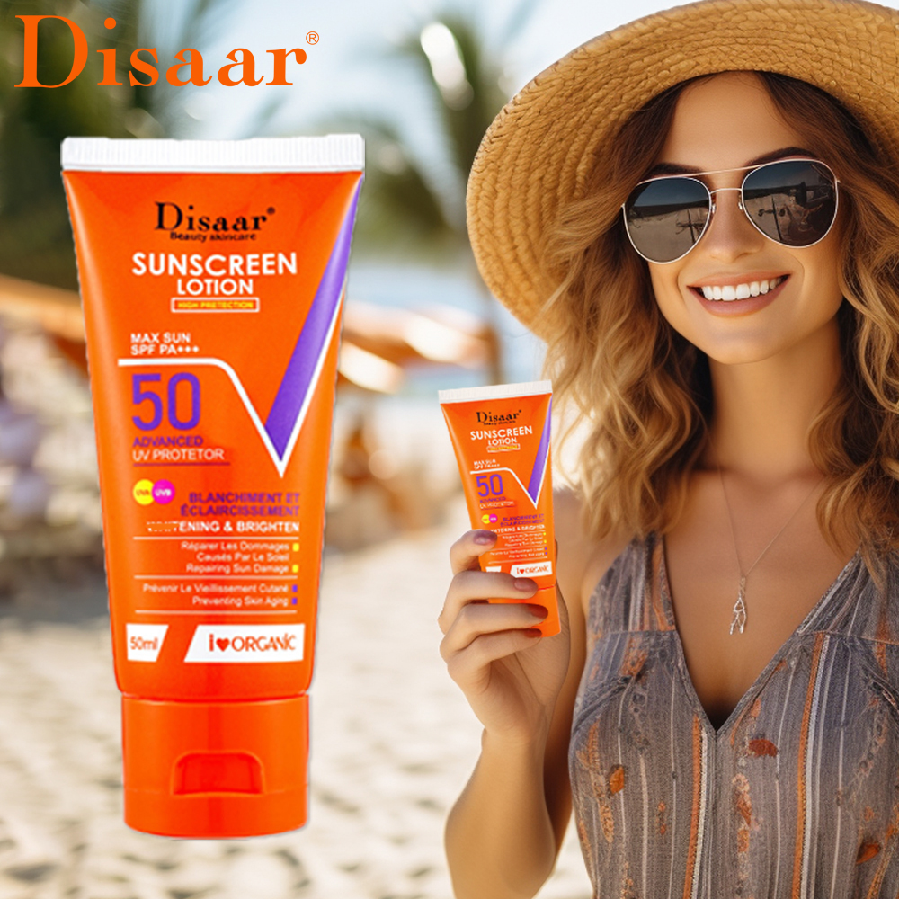 SPF 50 Facial Sunscreen 50ml Waterproof Sunscreen UV Protective Cream ...