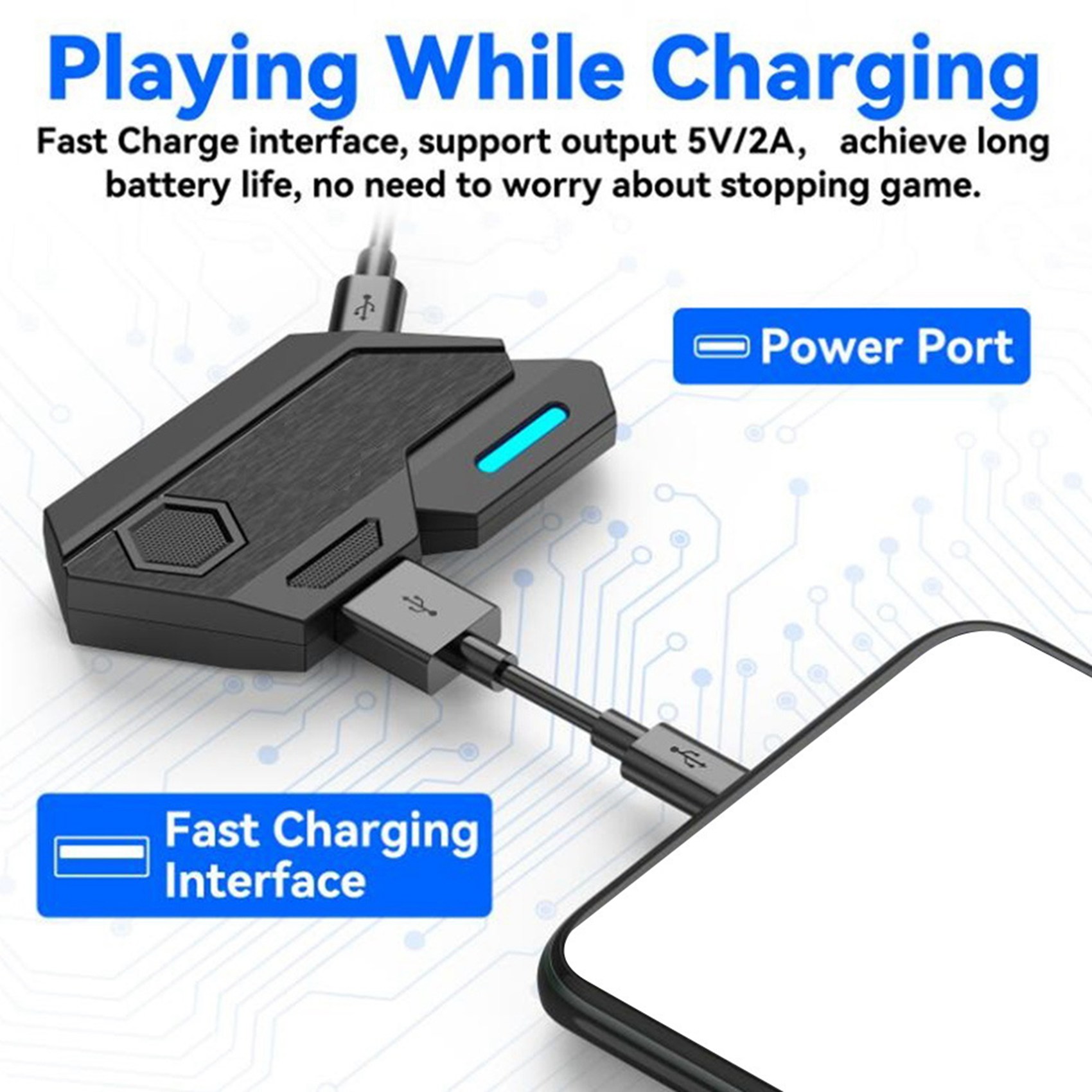 Mobile Controller Gaming Keyboard Mouse Converter PUBG Keypad Adapter ...