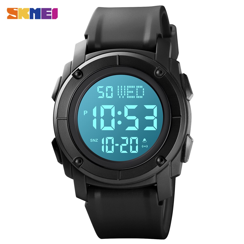 SKMEI Outdoor Military Countdown Sport Watch Men Alarm Clock 5Bar ...