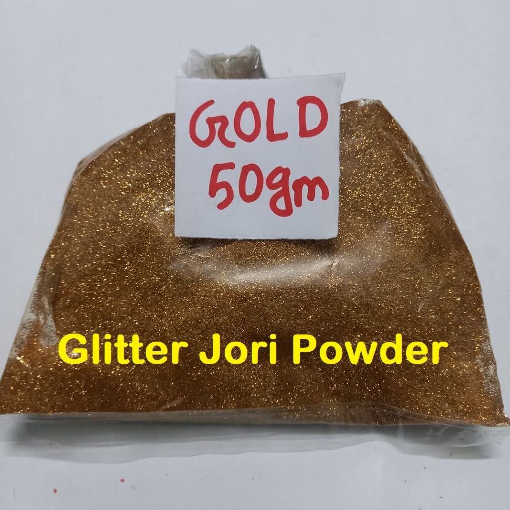 50gm GOLD Glitter Jori Powder 50gm Golden JORI Colorful Powder Glitter ...