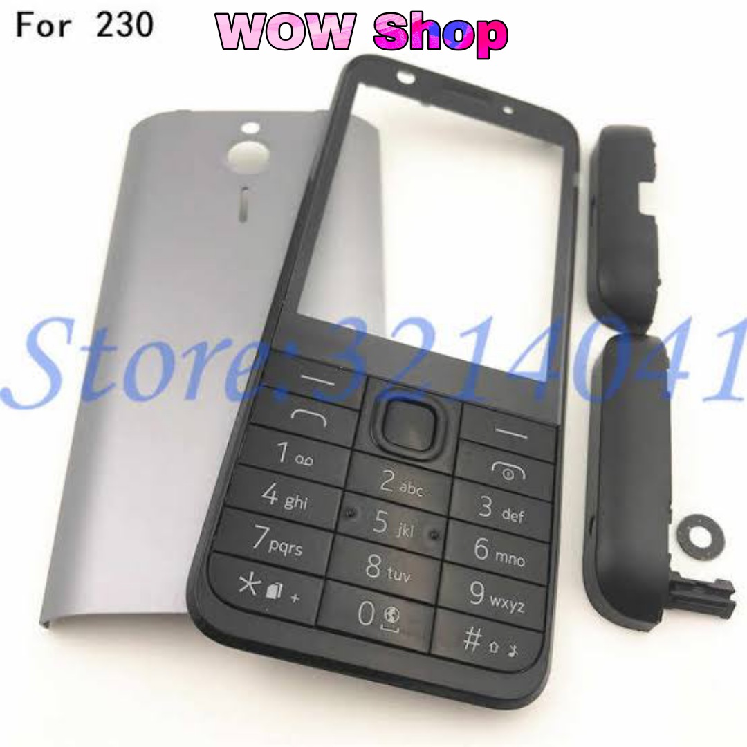 For Nokia N230 Front & Metal Back side Mobile Cashing / Casing with keypad mobile housing ...