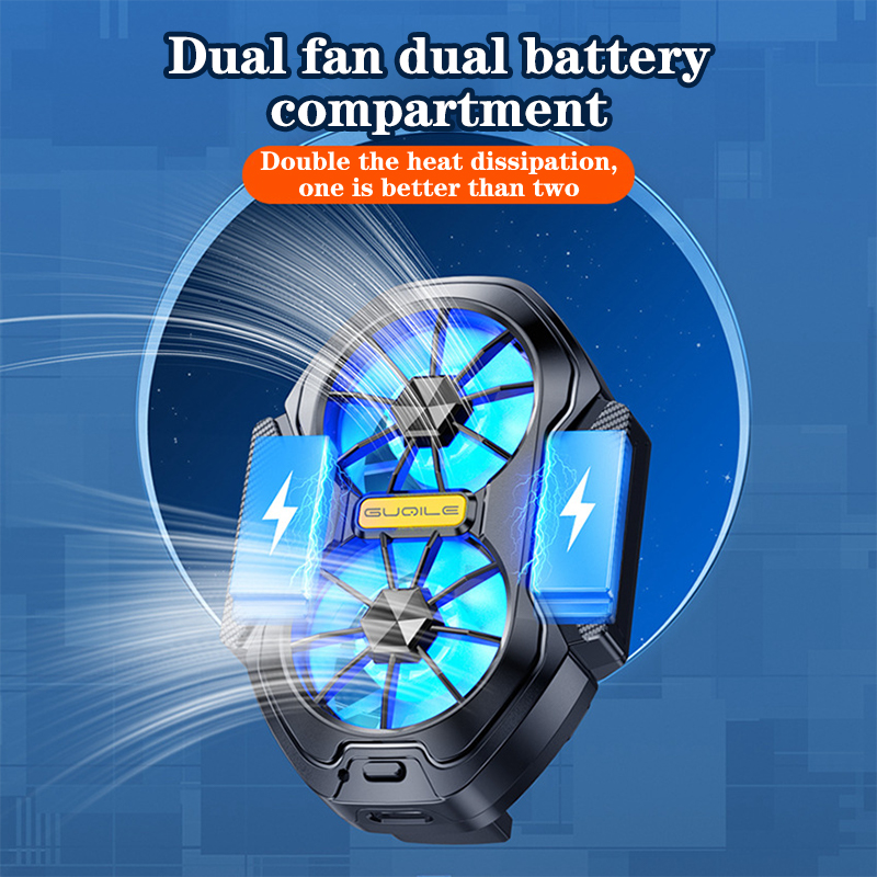 【Deal】 FS01 Dual Fan Rechargeable Cooler, Long Lasting, Stronger ...