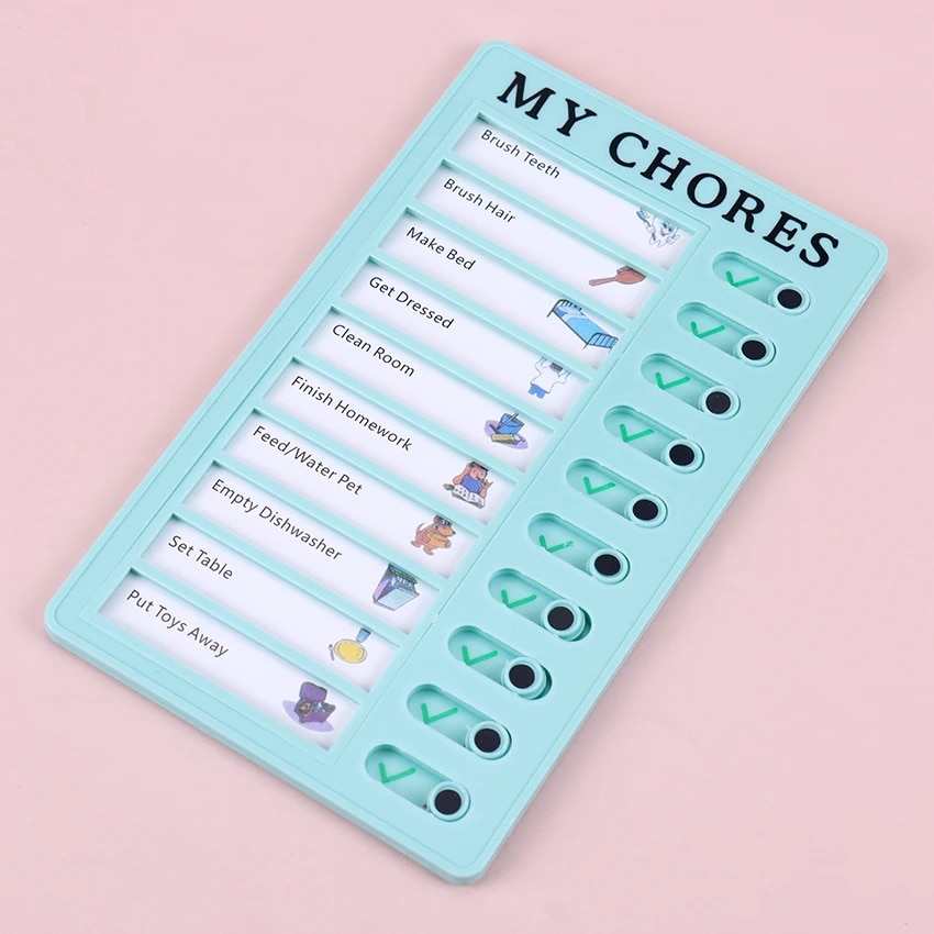 1PC Daily Task Planning Board Detachable Chores Checklist Board Wall ...