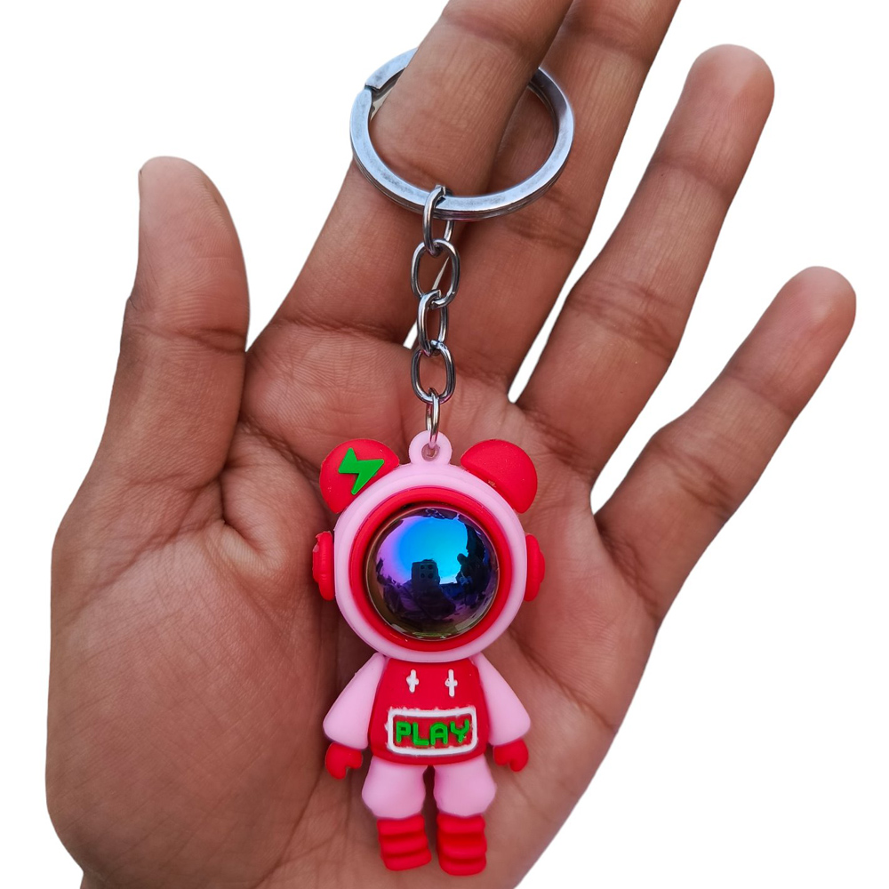 Robot keychain Astronaut keyring Multicolor 1pcs | Daraz.com.bd