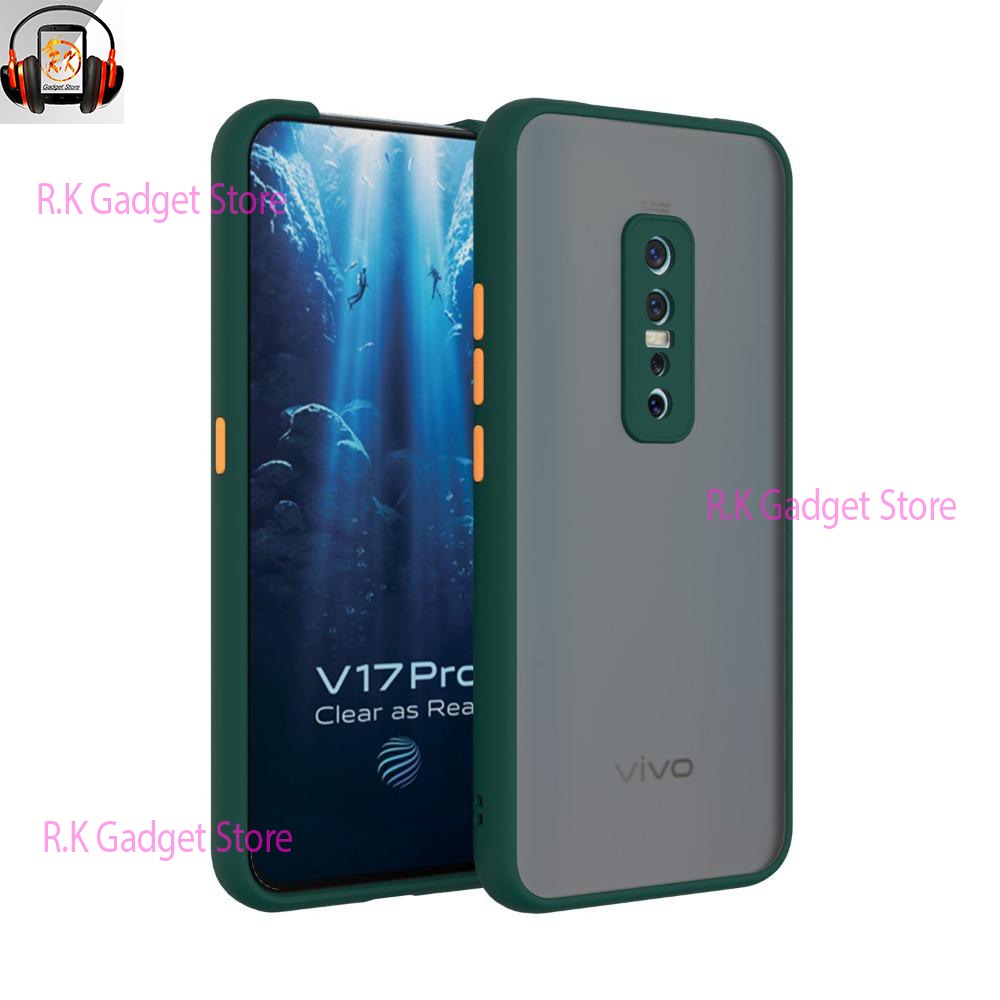 For Vivo V17 Pro Bumper Cover Frosted Shockproof Protection Casing Hard ...