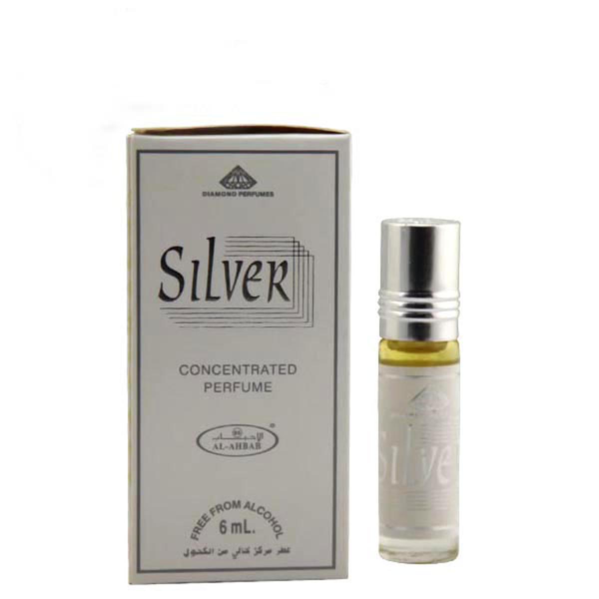 Silver Attar for Men Non Alcoholic Perfume Long Lasting Ator - 6ml ...