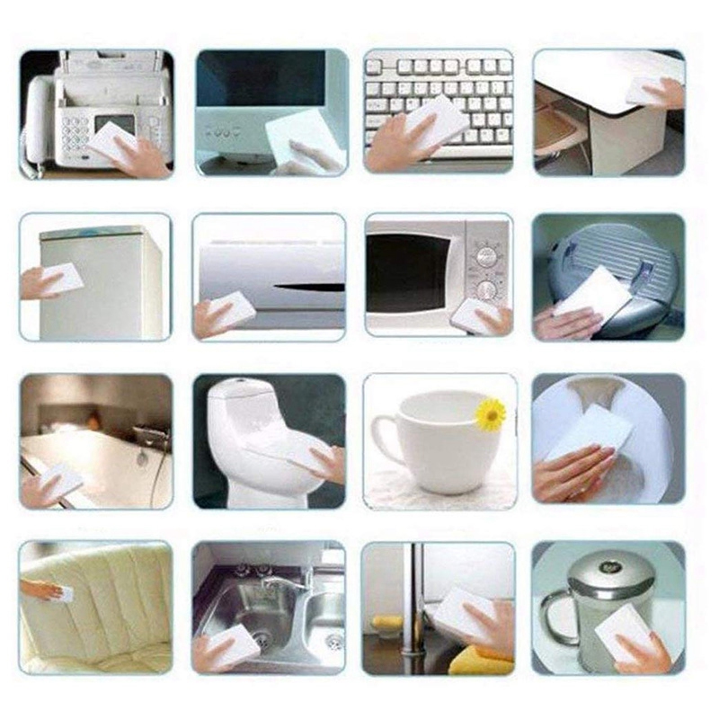 Magic Cleaning Sponges Eraser, Household Sponge Eraser Cleaner Foam ...