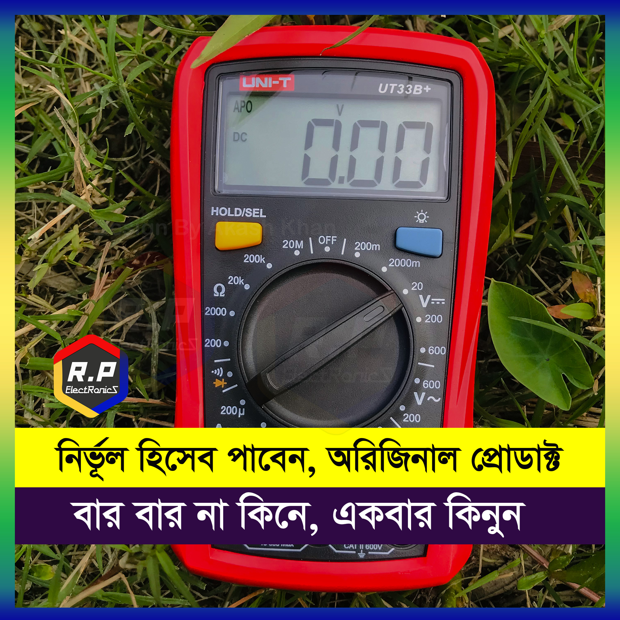 Uni-T 33B+ Orgnal Digital Multimeter with Good accuracy , UNI-T UT33B+ Digital Multimeter ...