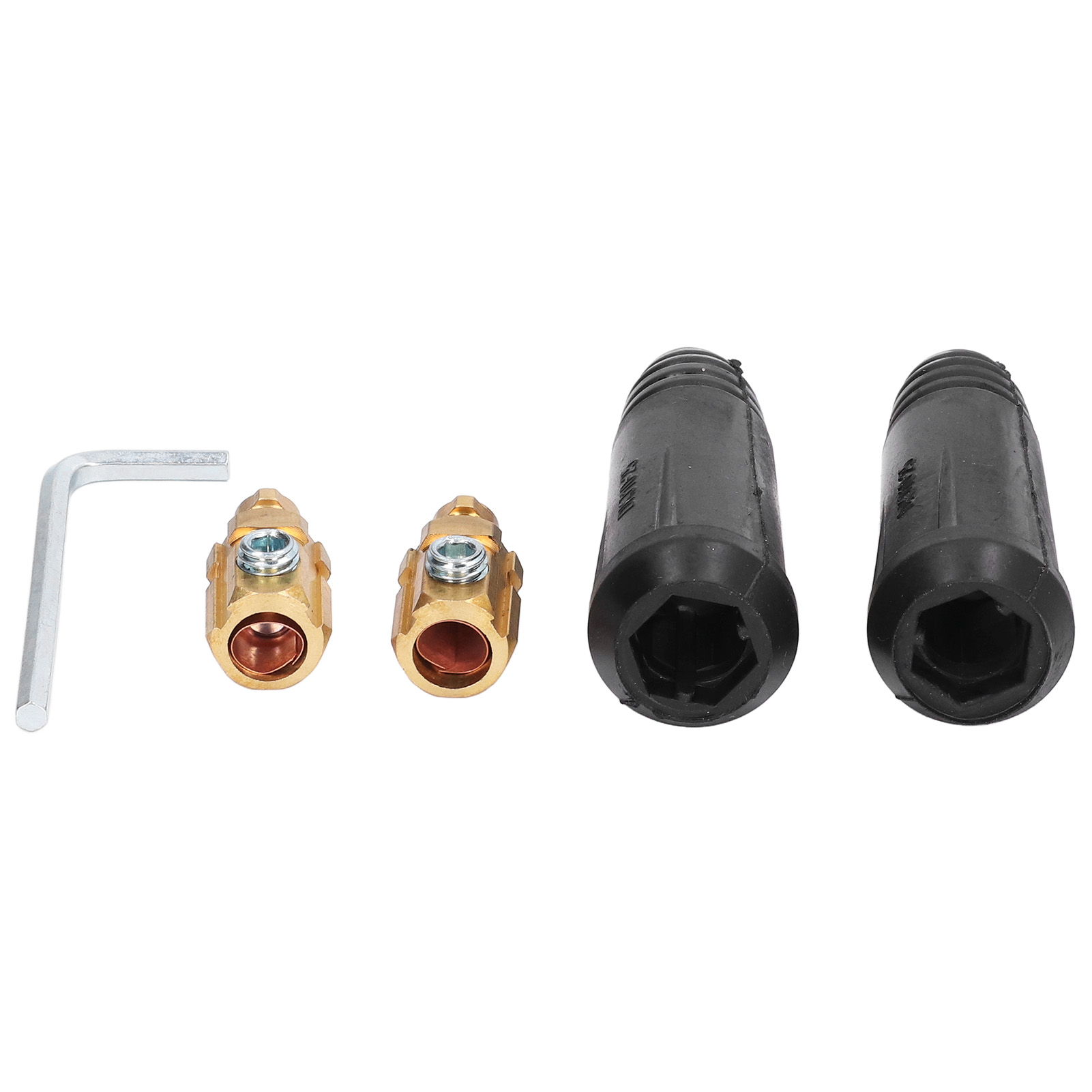 2 Set DKJ10‑25 200A Welding Cable Connectors Male Welder Quick Fitting ...