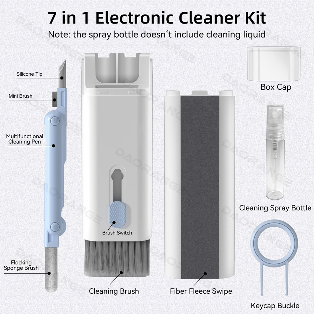 7 in 1 Electronic Cleaner Kit Computer Keyboard Brush Earphones ...