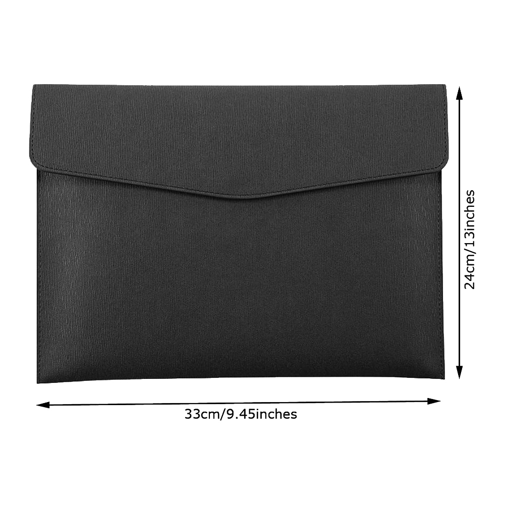 PU Leather A4 File Folder Document Holder Waterproof Portfolio Envelope ...
