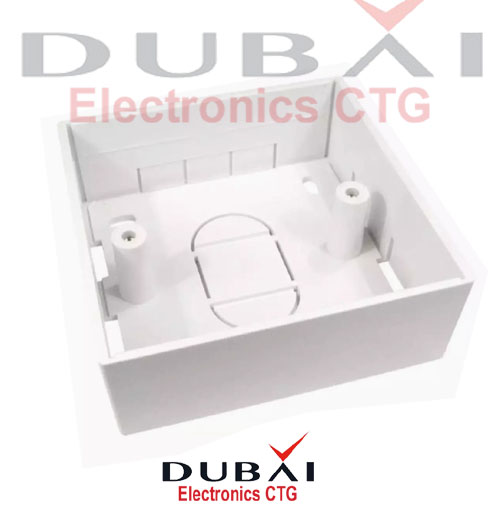 Switch box/electric box/PVC electric box/junction box (1 gang) | Daraz ...