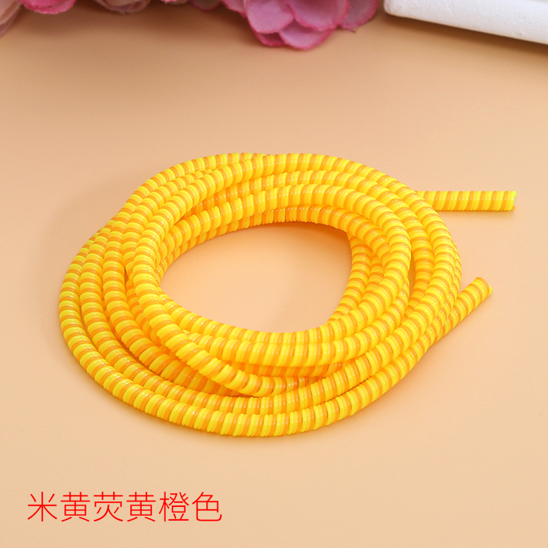 Color Spiral 1.4M USB Data Cable Protector -Universal Headphone Line ...