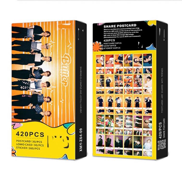 KPOP BTS POSTCARD BUTTER NEW ALBUM 420 Pcs/Set BTS POST Cards BUTTER ...