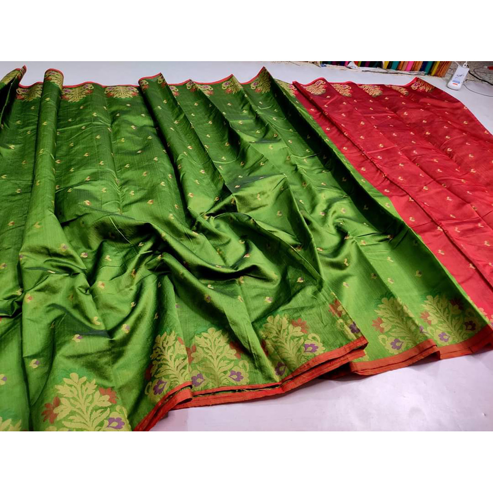 Tangail half silk mina jamdani Saree for Women by tangail sharee ...