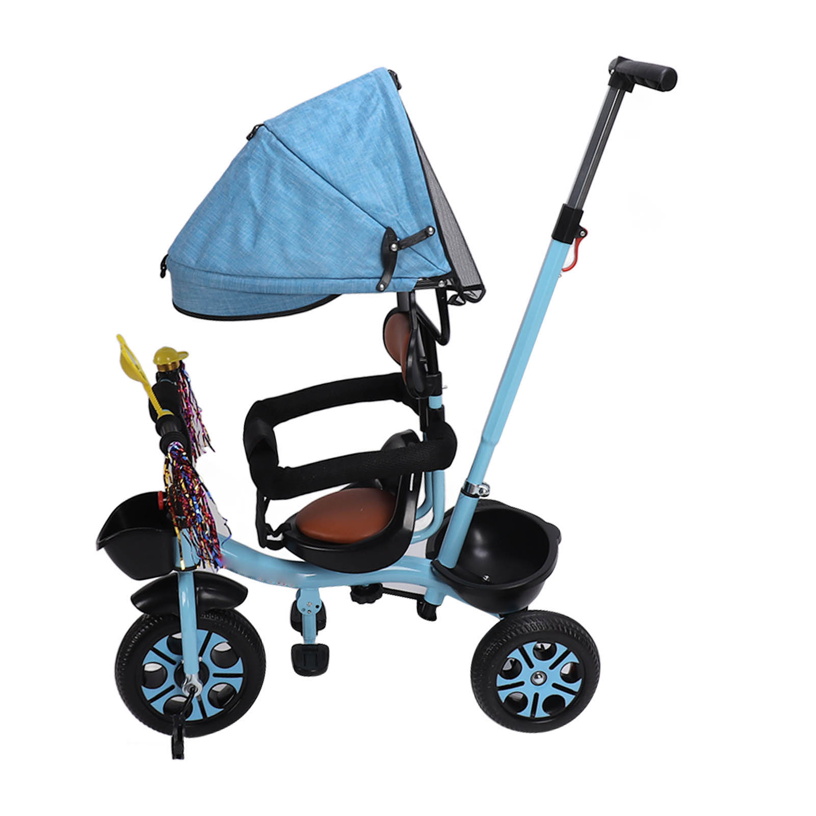 Kids Trike Textured Handlebar Foam Wheel Toddler Tricycle Bike Rotating ...