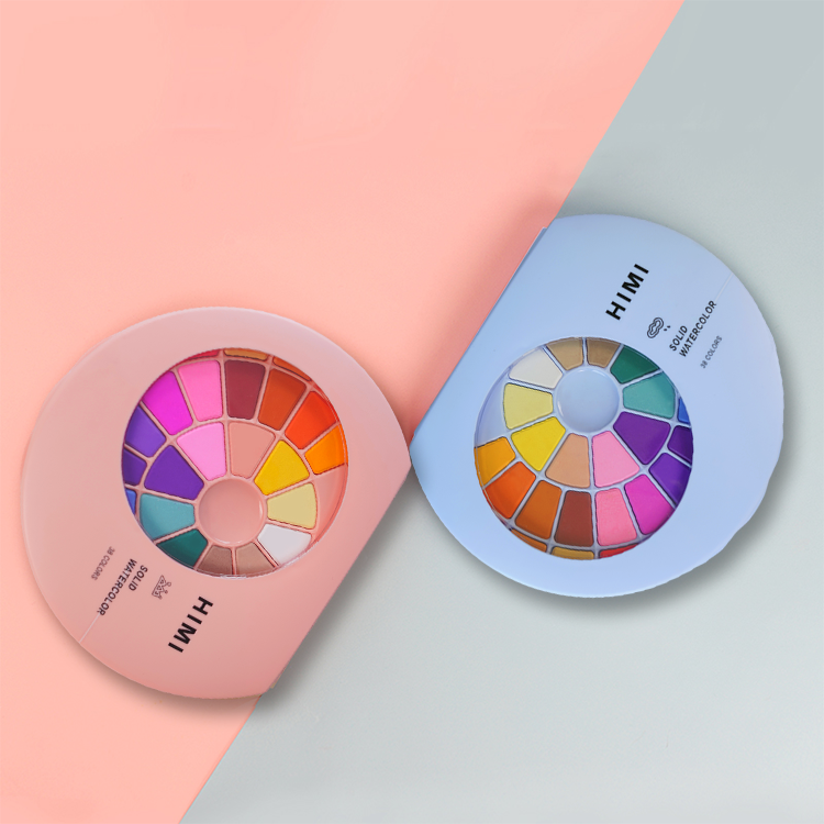 MIYA HIMI Water Color Palette - 24/38 Assorted Colors Easy to Blend ...