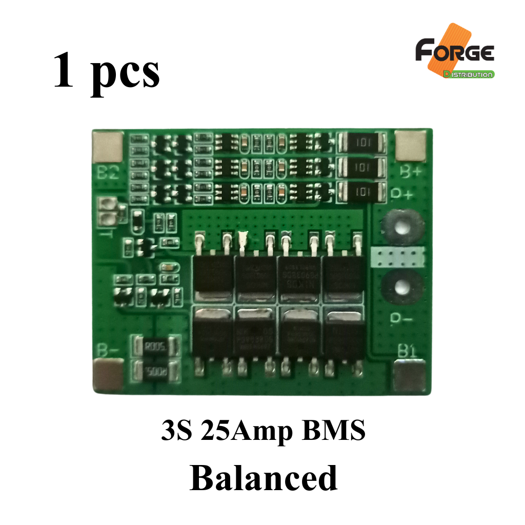 1 pcs 3S BMS Circuit 12V 25A Balanced Circuit Lithium Battery Charger ...
