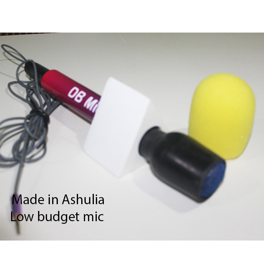 Journalist Microphone For Mobile Wooden Body - Microphone - Microphone
