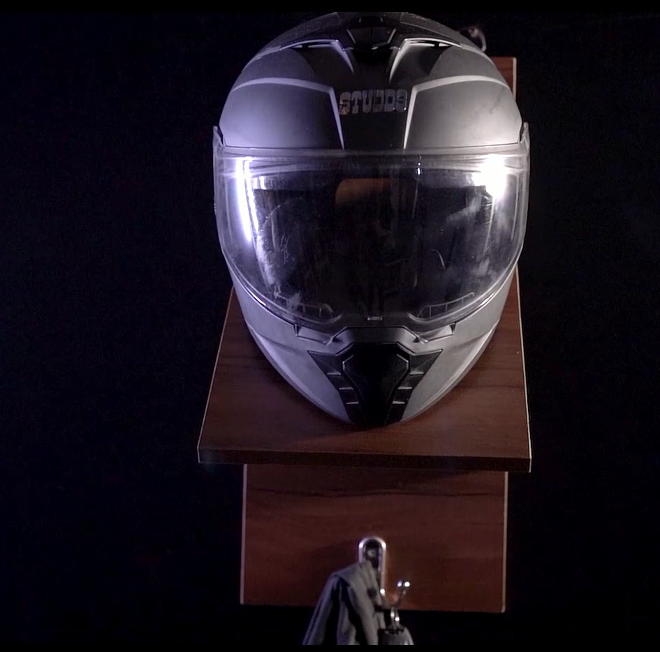 Bike Helmet Rack Organizer Stand With Keychain Holder For Biker - Keep ...