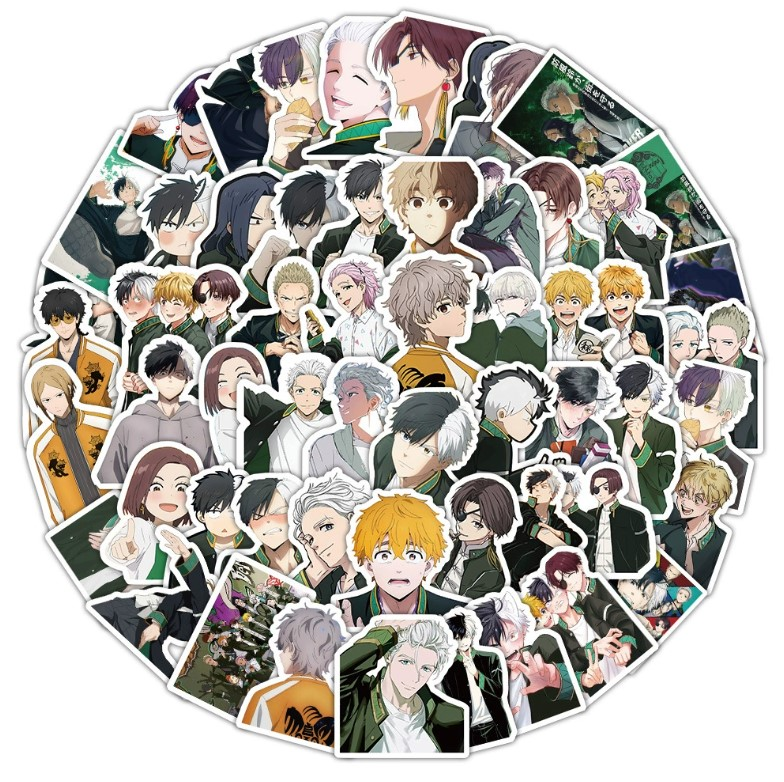 60 Pcs/Set Wind Breaker Haruka Sakura Pvc Waterproof Mini Stickers For ...