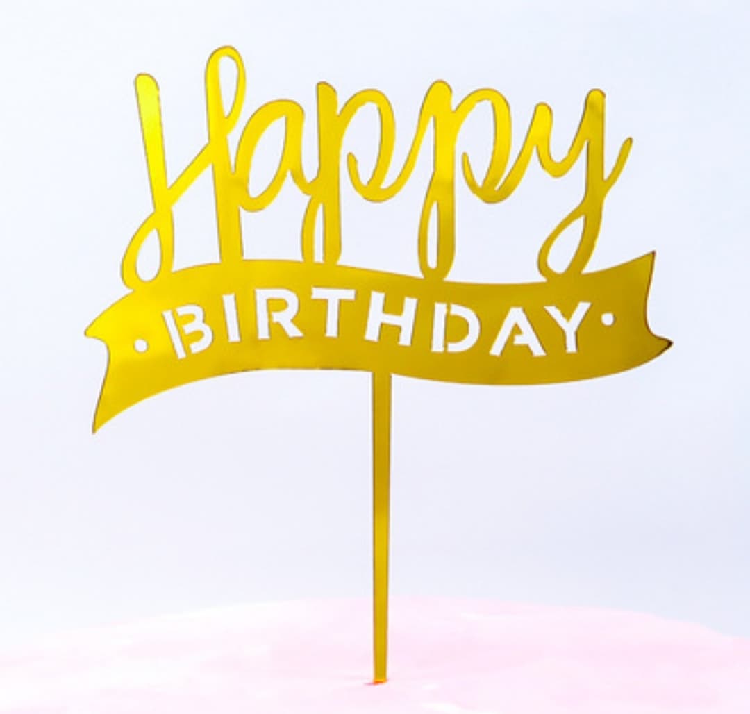 Happy Birthday Cake Topper | Daraz.com.bd
